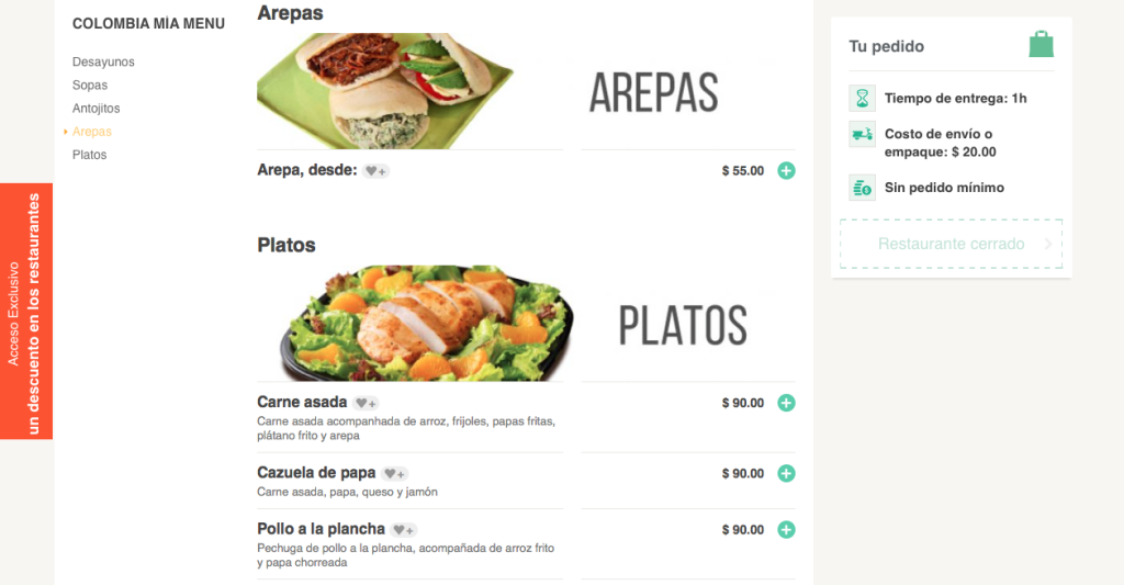 Hello Food, la mejor opción de comida a domicilio