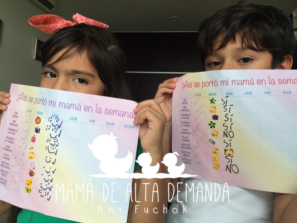 Chart para mamás: ¿lo pasarías?